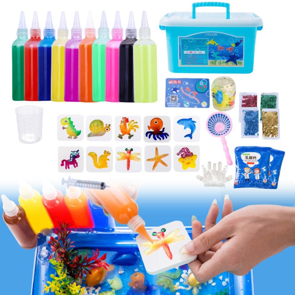 Jual Water Elf Toy Kit Aqua Fairy Water Gel Kit With 6/8/10color 60ml ...