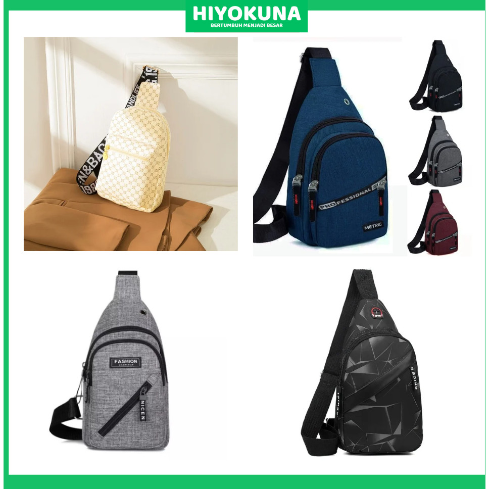 Jual Tas Handphone Sling Bag Waistbag Pria Tas Selempang Dada Tas ...