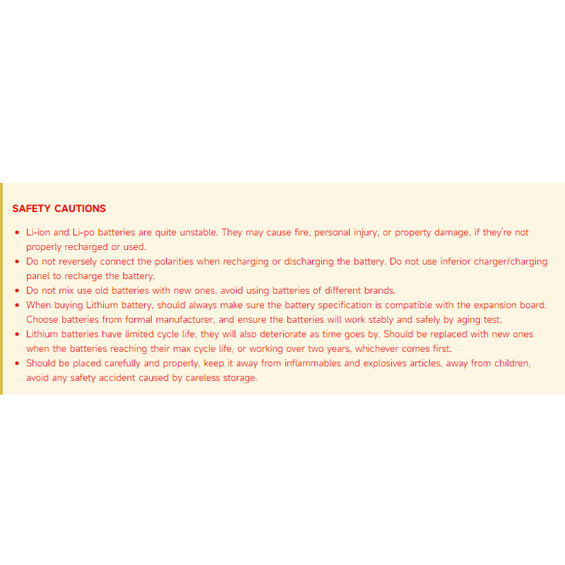 Jual Raspberry Pi 5 UPS HAT (E) 5V 6A Uninterruptible Power Supply ...