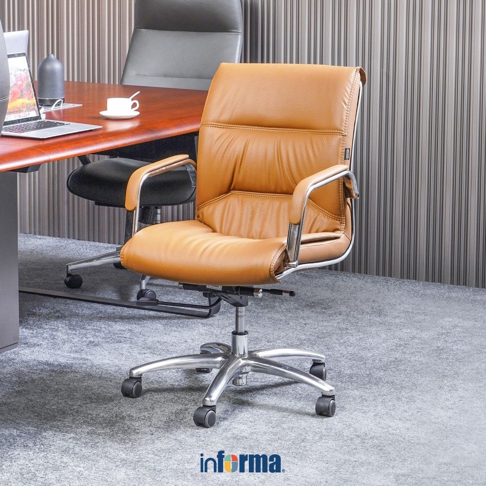Jual Informa G Council Kursi Kantor Sandaran Rendah - Cokelat Tempat ...