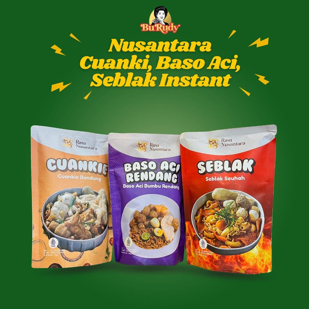 Jual Nusantara Instan Snack – Bakso Aci Rendang, Cuanki, Seblak ...