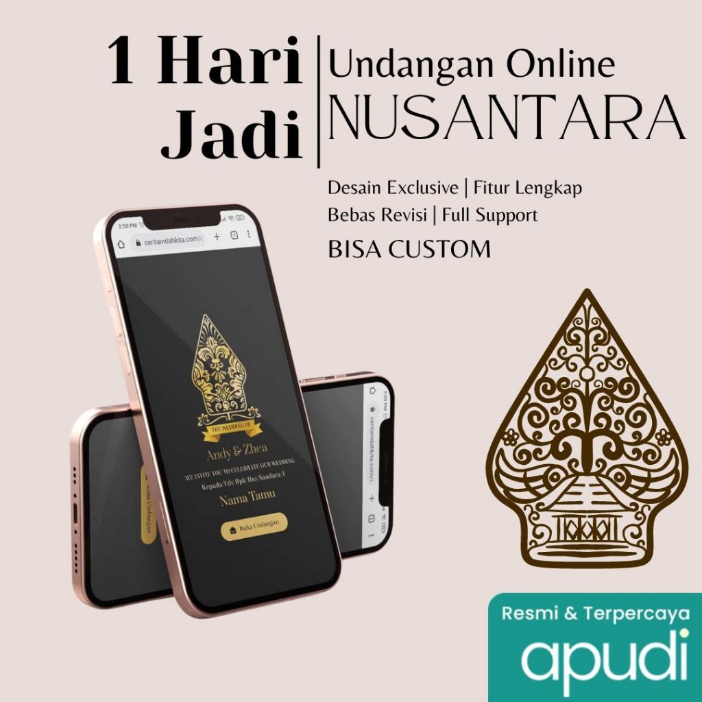 Jual Undangan Digital Paket Premium Undangan Online Undangan Website ...