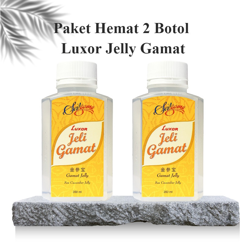 Jual PAKET Hemat 2 BOTOL - Jeli Gamat Luxor Ekstrak Ikan Teripang Laut ...