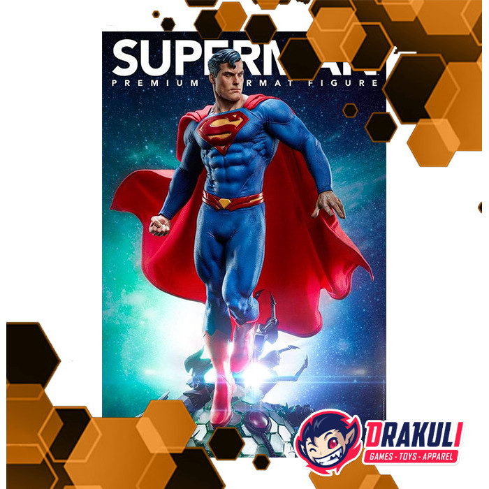 Jual Statue Sideshow Collectibles 66cm Superman with Braniac Base ...