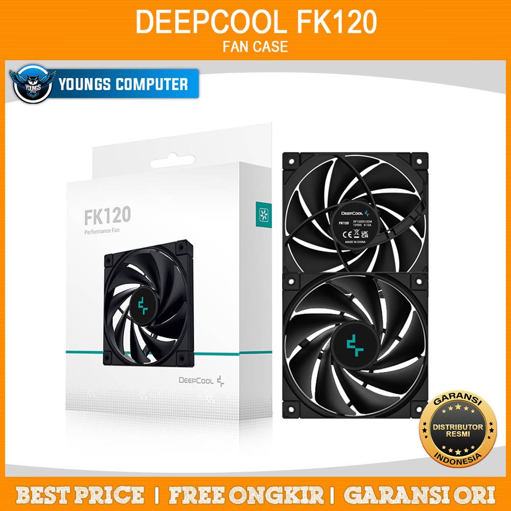 Jual FAN CASE DEEPCOOL FK 120 High Performance 12cm Single Fan | Shopee ...