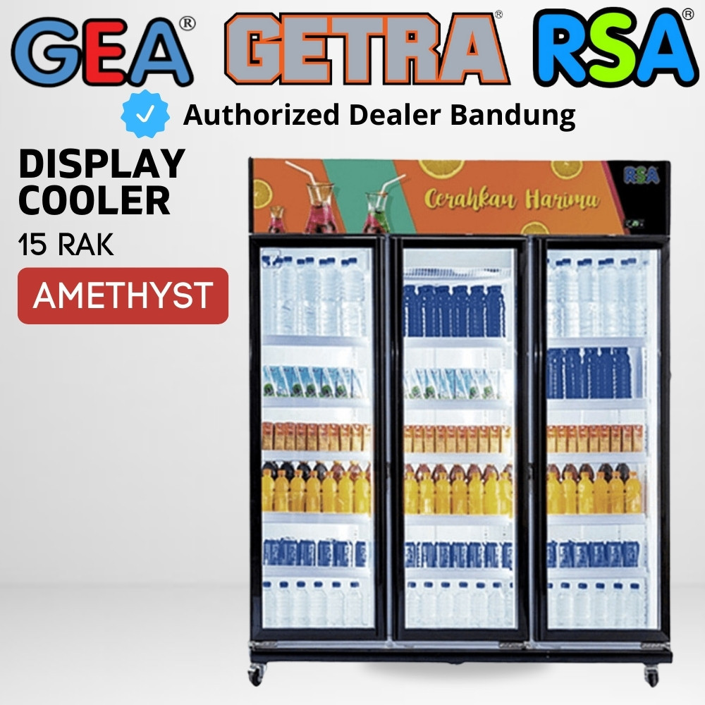 Jual Showcase Cooler RSA AMETHYST Kulkas Pendingin Minuman 3 Pintu 15 ...