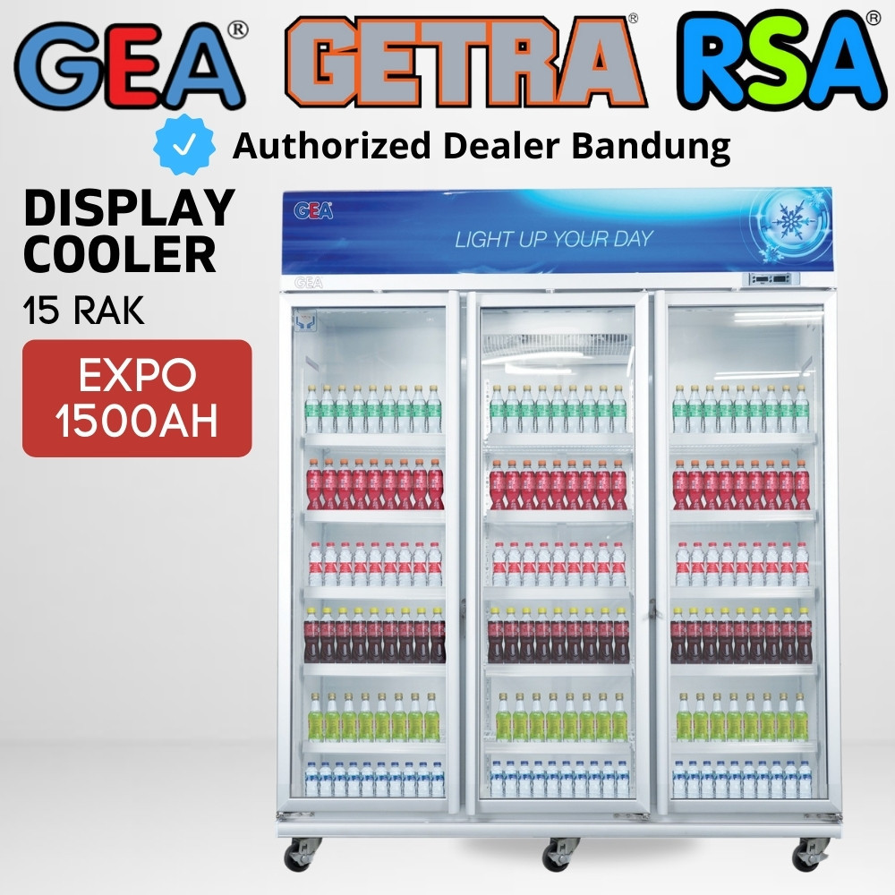 Jual Showcase Cooler GEA EXPO-1500AH Kulkas Pendingin Minuman 3 Pintu ...