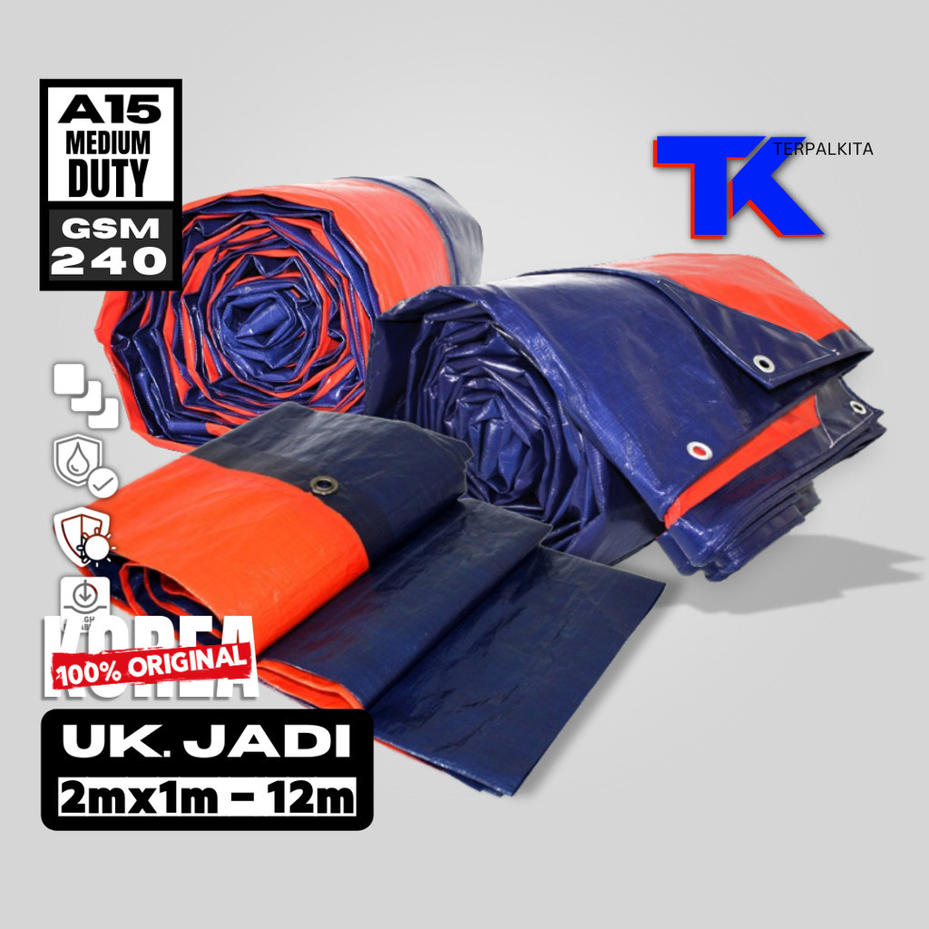 Jual Terpal Plastik Tebal ROYALCROWN A15 Korea untuk Truk Tenda Terop ...