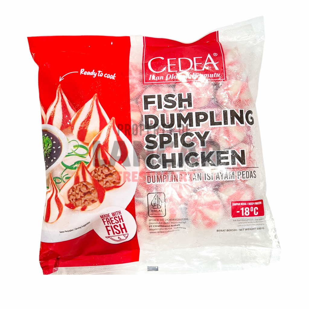 Jual CEDEA FISH DUMPLING SPICY CHICKEN 500GR | Shopee Indonesia