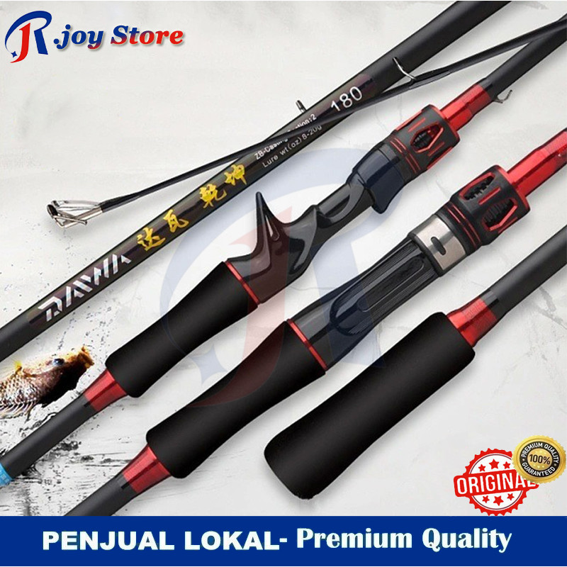 Jual R.joy-READY STOCK DAIWA Jual joran casting Carbon Fiber Max Drag 20kg Spinning Fishing Rod ...