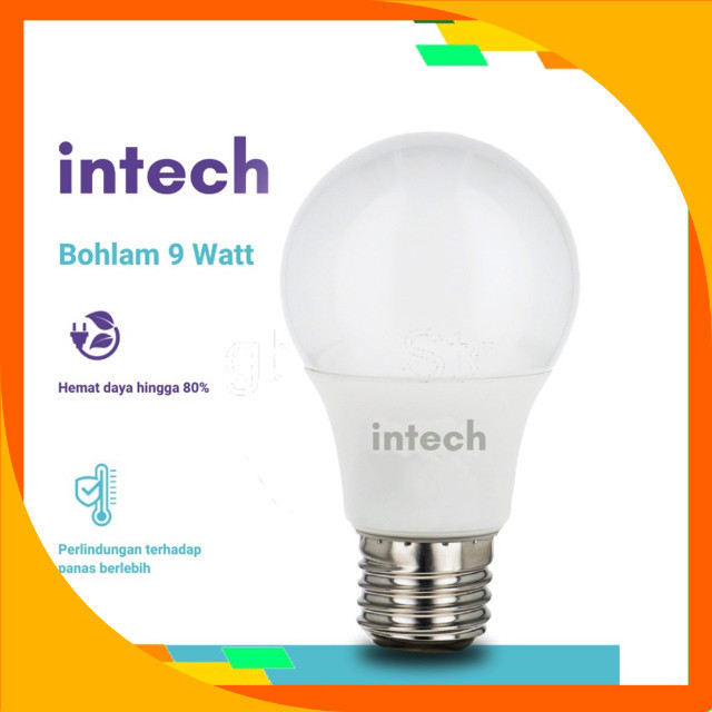 Jual Mentari Jaya - Lampu LED Murah terang Intech Lampu Bohlam LED 9 Watt | Shopee Indonesia