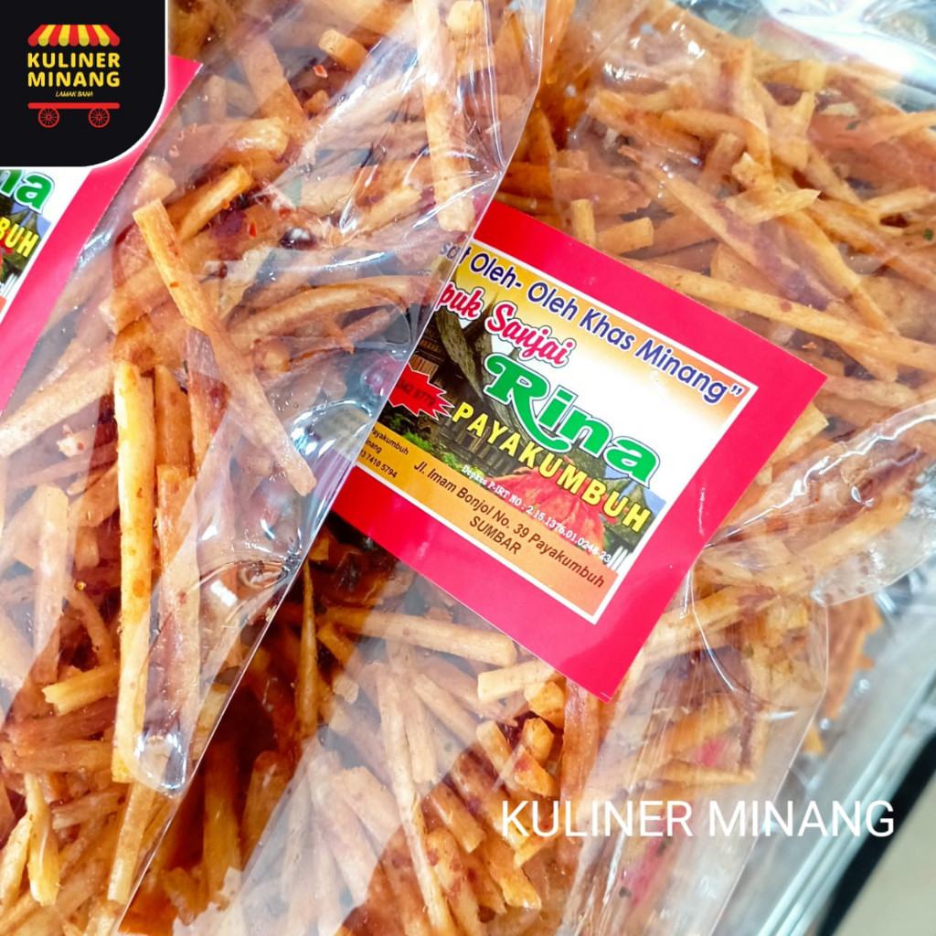 Jual Kuliner Minang Sanjai lidi Tunjuak balado Rina Oleh-Oleh Asli ...