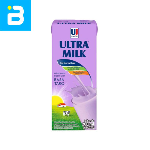 Jual Ultra Milk UHT Taro 200ML | Shopee Indonesia