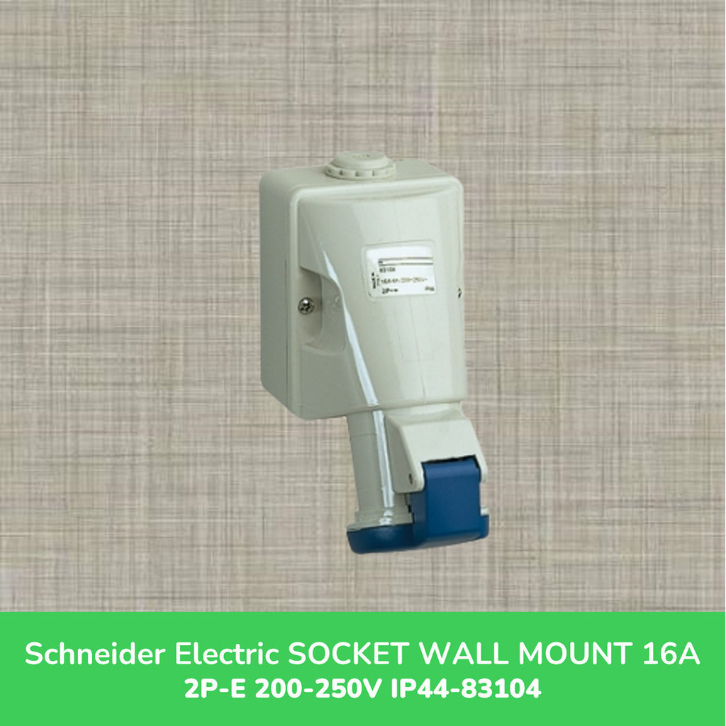 Jual Schneider Electric SOCKET WALL MOUNT 16A 2P-E 200-250V IP44-83104 ...