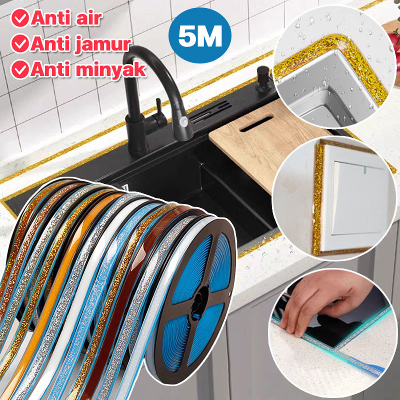 Jual Tape Perekat Sticker Waterproof Caulk Strip Protection Penutup ...