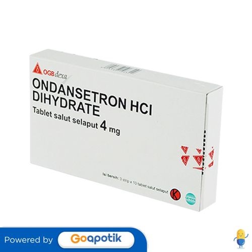 Jual Ondansetron Hcl Dihydrate Ogb Dexa Medica 4 Mg Box 30 Tablet ...