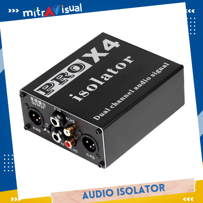 Jual PRO X4 Multifunctional Audio Isolator 6.5Mm 3.5mm XLR RCA Audio ...