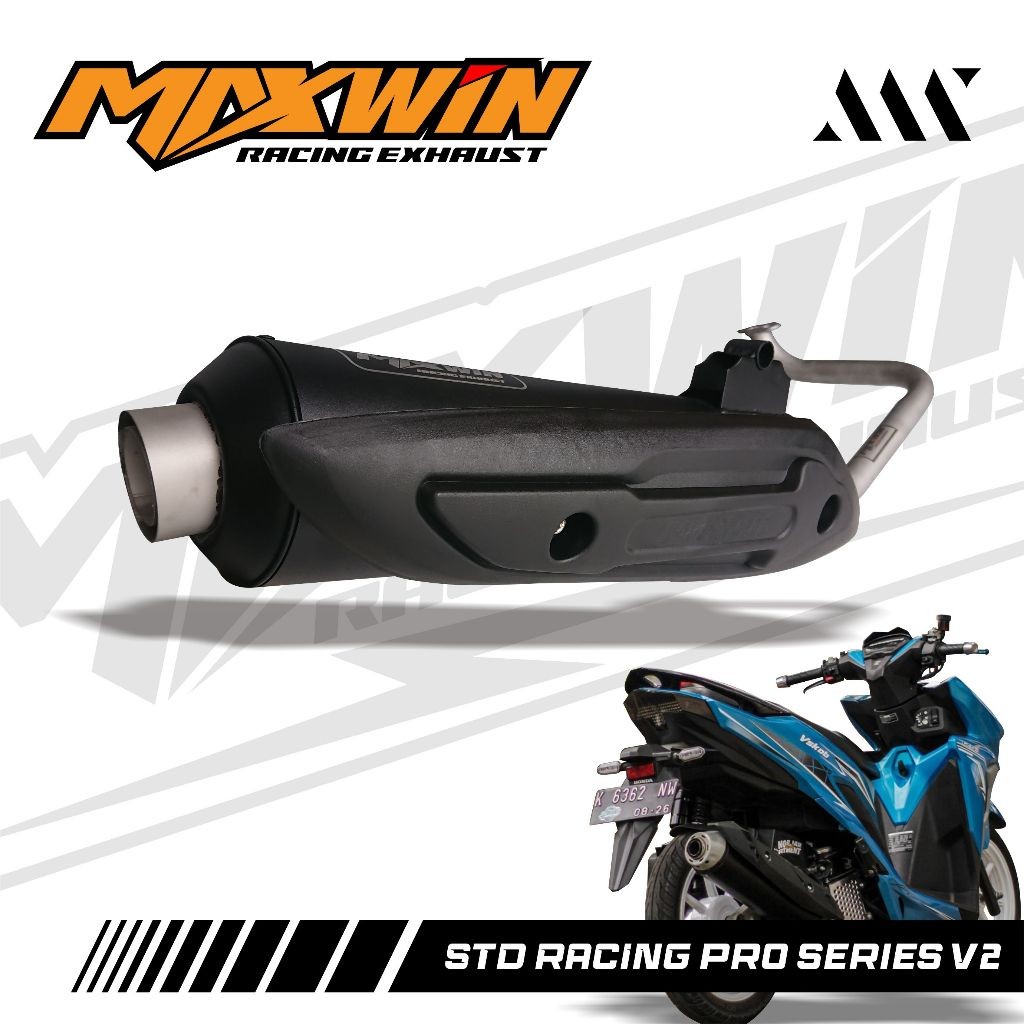 Jual KNALPOT MAXWIN RACING EXHAUST NMAX / AEROX / LEXI / VARIO 125 ...