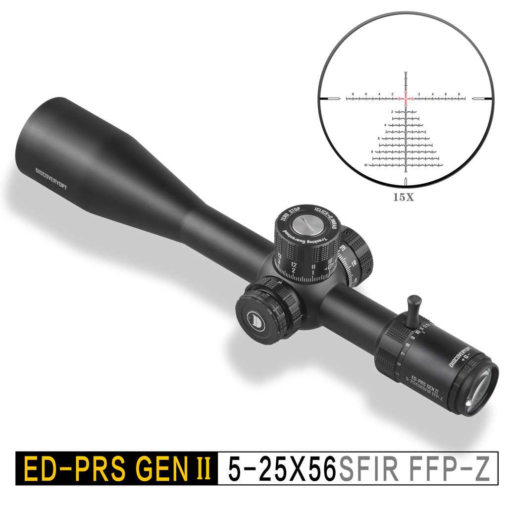 Jual Discovery ED-PRS GEN2 5-25*56SFIR FFP-Z 34mm tube ED glass illuminated scope with zero stop ...