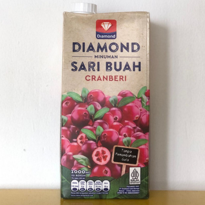 Jual Diamond Juice Cranberry 1 Liter 1 pcs | Shopee Indonesia