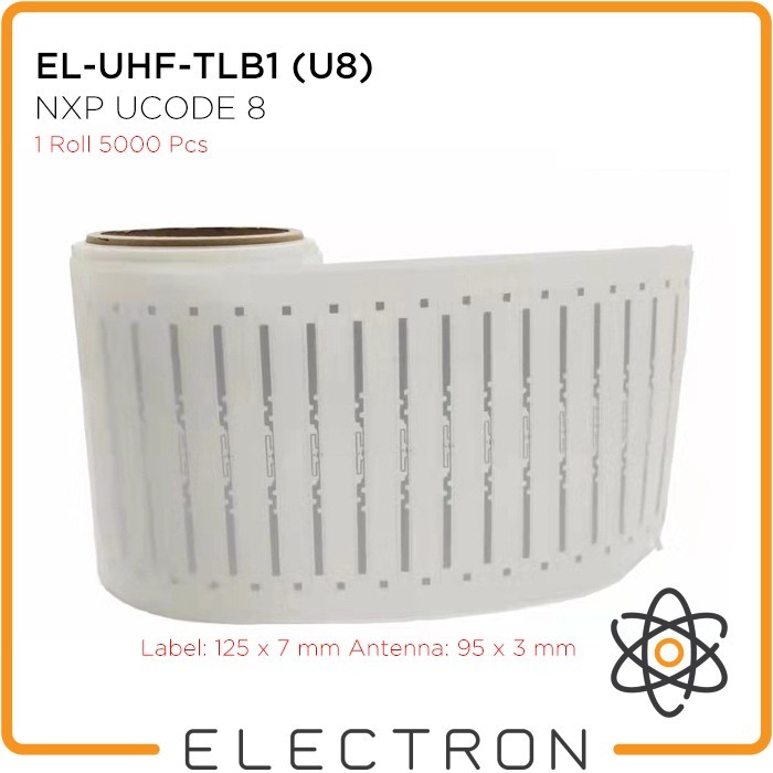Jual EL-UHF-TLB1 Book Label 125x7mm Library Double Tape RFID Tag EPC Gen2 | Shopee Indonesia