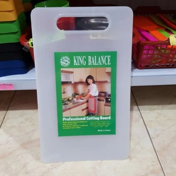 Jual Talenan plastik Besar Tebal ukuran 25 x 37 cm / Talenan putih ...