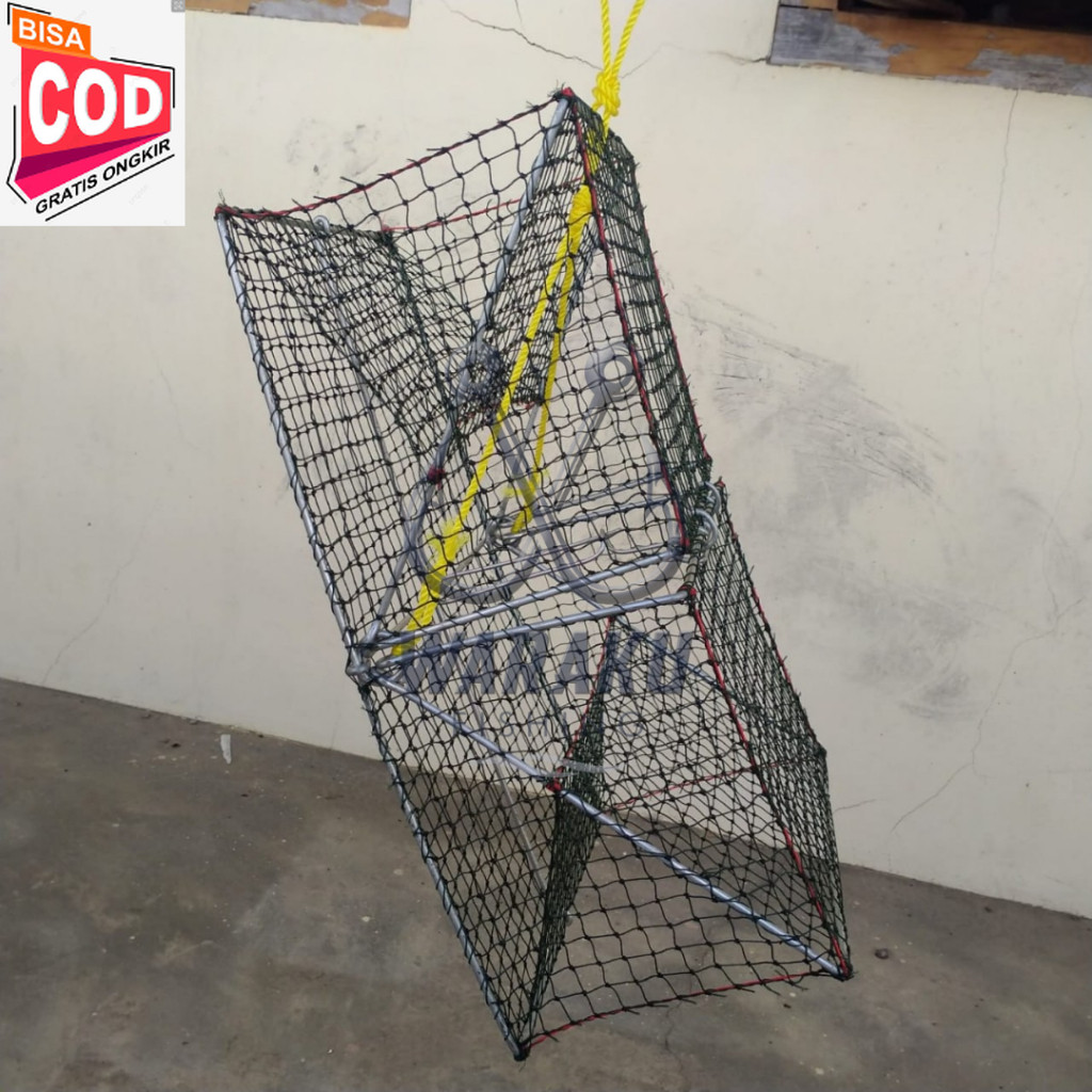 Jual Bubu Perangkap Kepiting Rajungan Ketam PE Galvanis | Shopee Indonesia