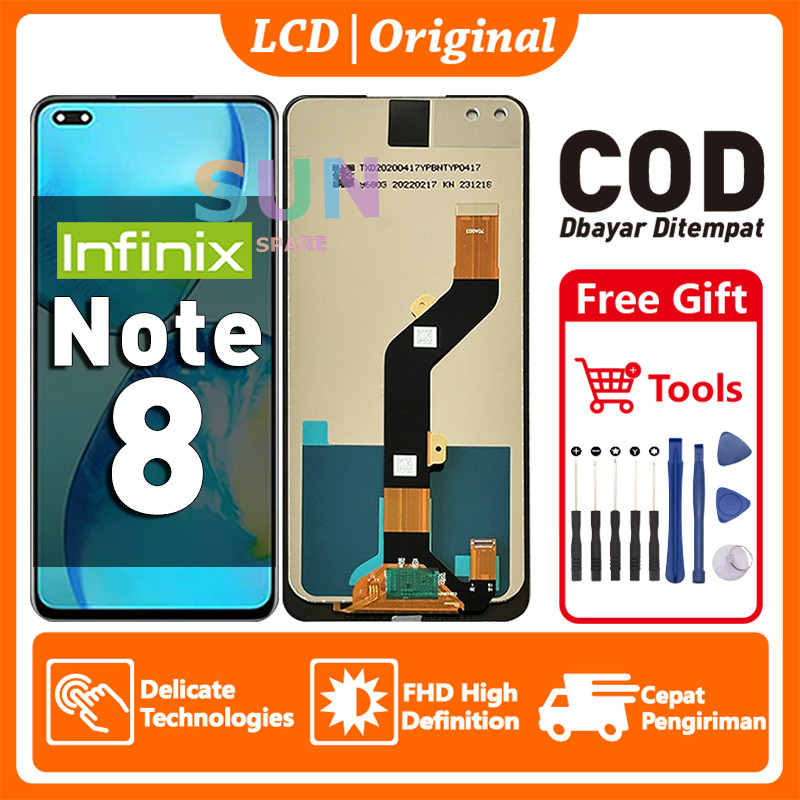 Jual LCD Infinix Note 8 Original Asli Ori hp Touchscreen FHD Definition ...