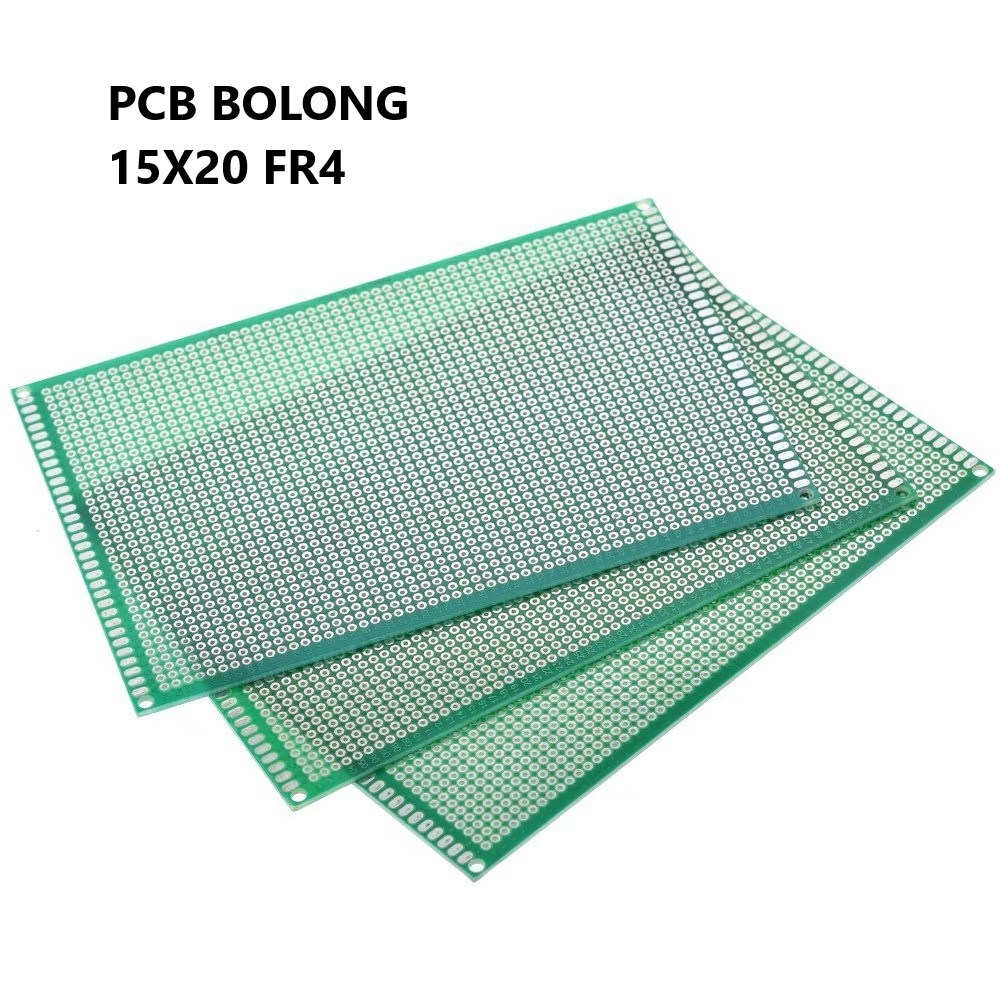 Jual PCB LUBANG PROTOTYPE PCB BOLONG 15X20 CM FR4 FIBER SINGLE LAYER ...