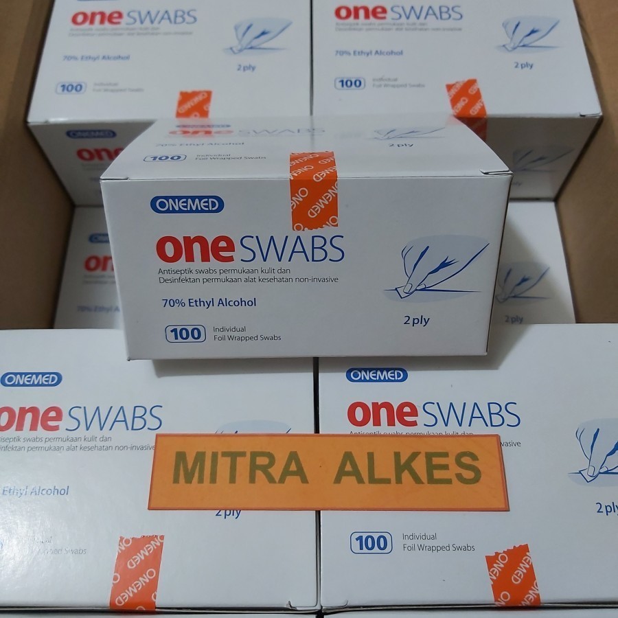 Jual Alkohol Swabs ONE MED. Alcohol Swab OneMed. One Swabs / OneSwabs ...