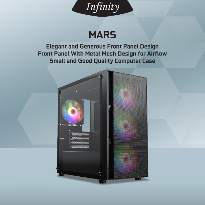 Jual Casing INFINITY MARS - ATX, mATX Gaming Case | Shopee Indonesia