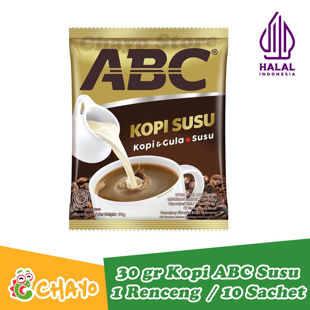 Jual Kopi ABC Kopi Susu Sachet ( 10 Sachet / Renceng ) | Shopee Indonesia