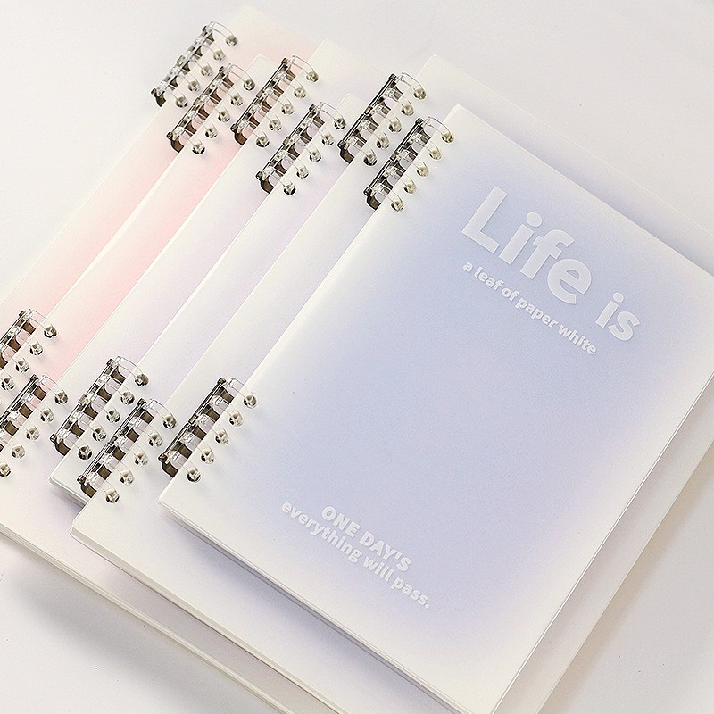 Jual Buku Binder A5 B5/Notebook Aesthetic Korea Besar /Buku Catatan Lucu/ Loose Leaf Notebook ...