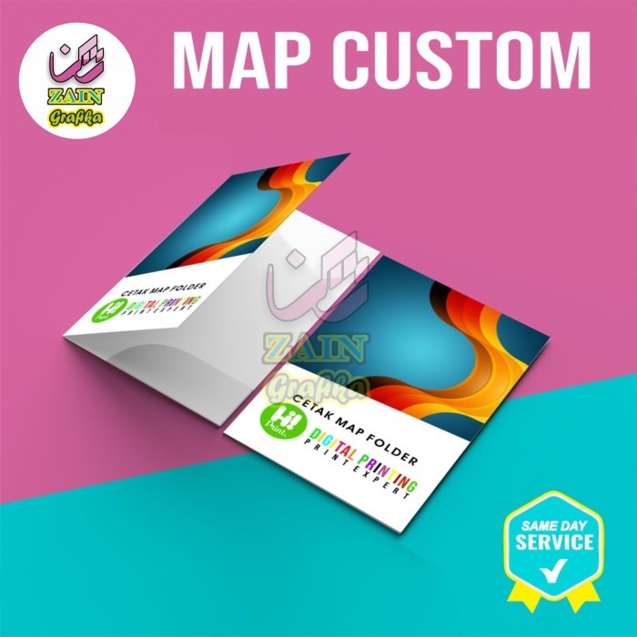 Jual Cetak MAP Custom / Map Kantung / Map Perusahaan zain grafika ...