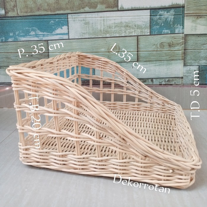 Jual Keranjang rotan persegi hantaran pernikahan seserahan kado tempat ...