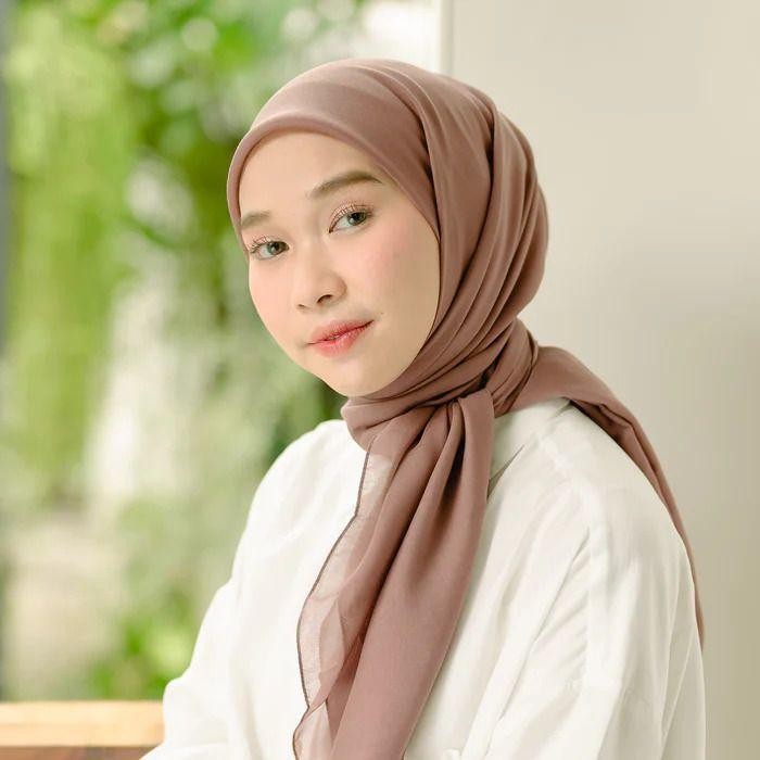 Jual Jilbab Paris Premium Segi Empat Katun Jepang, Model Muslim, Wanita ...
