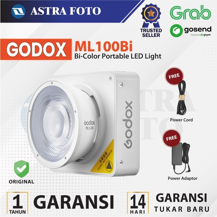 Jual Godox ML100Bi Bi-Color Portable LED Light - Kit 1 - Kit 2 - Video Lighting | Shopee Indonesia