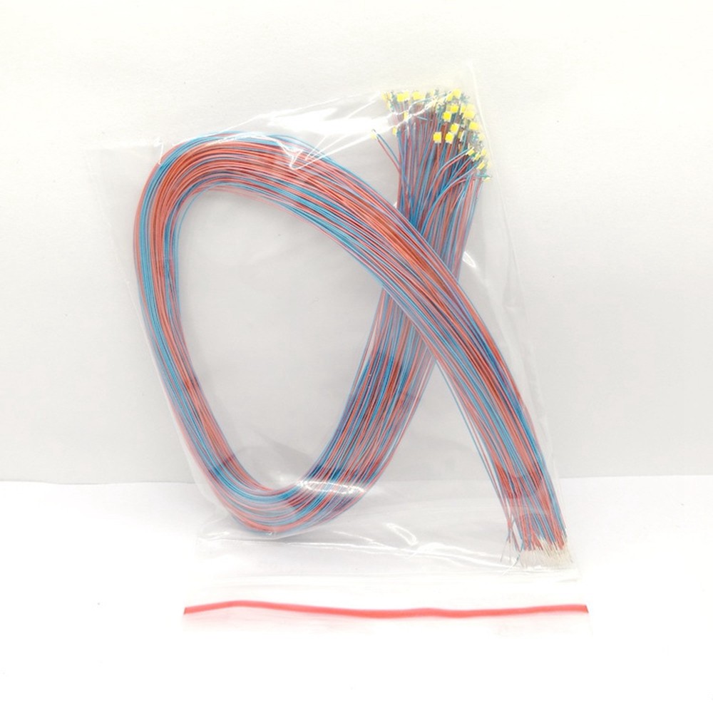 Jual 10Pcs/set 0805 Flashing LED SMD Lamp Wired Micro Litz Led Pre ...