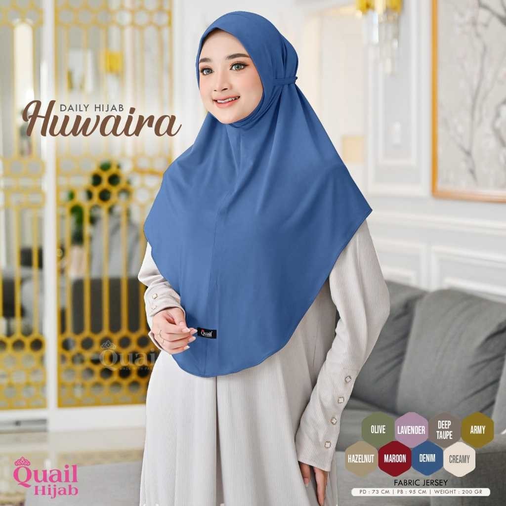 Jual Huwaira Daily Hijab ORiginal Quail Hijab Jilbab Wanita Abbasy ...