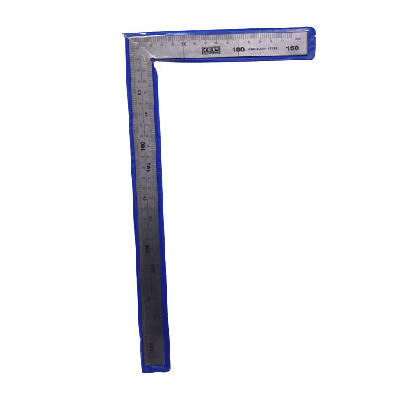 Jual Penggaris Siku L tukang Stainless steel OPT Taiwan 30 x 15 cm / 50x25 - 30x15cm ORI ...