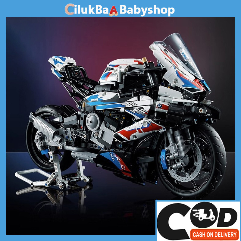 Jual CILUKBA TOYS Brick Block Compatible Sepeda Motor BMW M1000RR ...