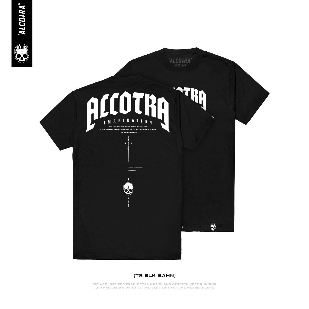 Jual ALCOTRA BAJU KAOS // TS LG BAHN // T-SHIRT LOGO FONT BAHN ALCOTRA ...