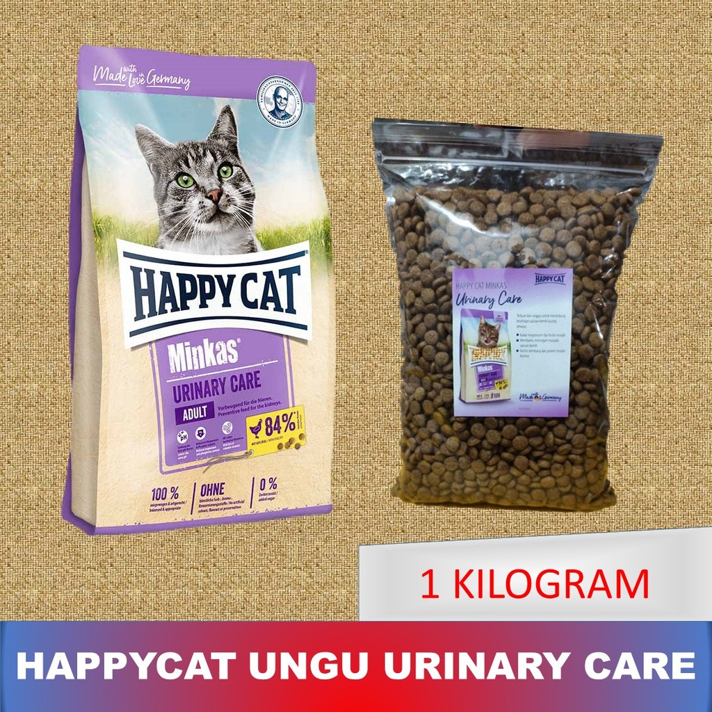 Jual Happy Cat Minkas Urinary Care REPACK 1 Kg happy cat | Shopee Indonesia