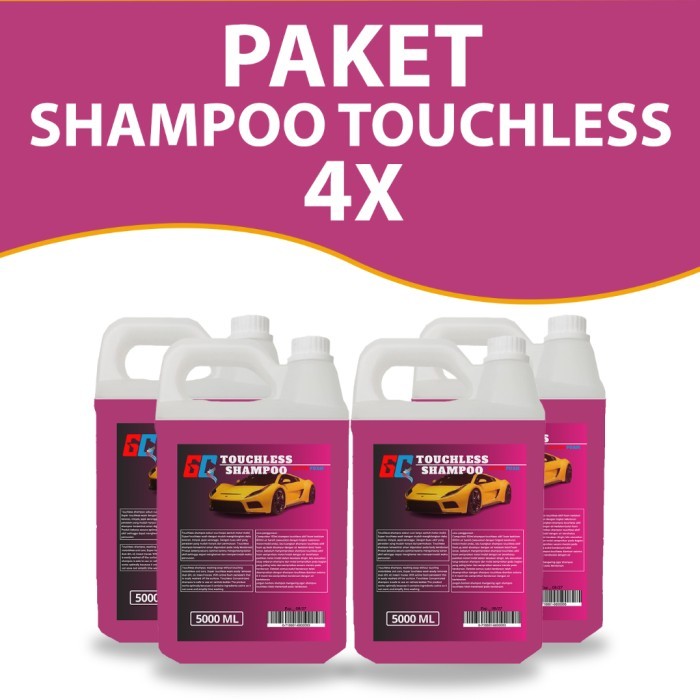 Jual Paket 4 Jerigen Shampoo Cuci Mobil dan Motor Tanpa Sentuh ...