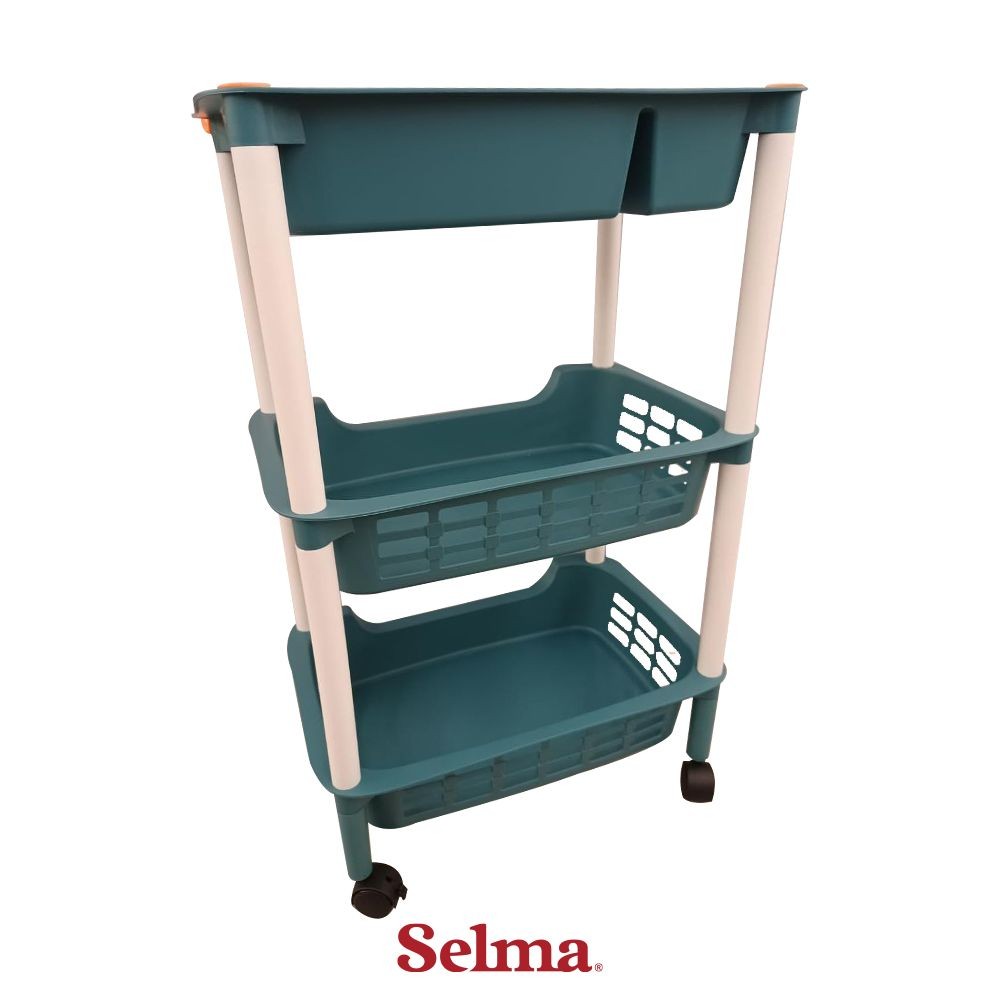 Jual Selma Ami Rak Troli 3 Tingkat Tempat Penyimpanan Multifungsi ...