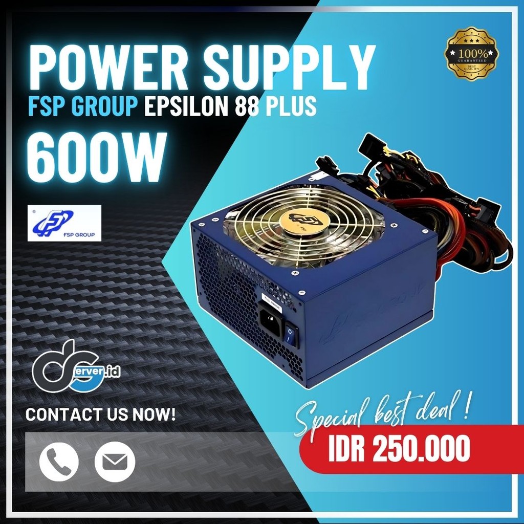 Jual PSU FSP Group Epsilon 88 Plus 600 600watt | Shopee Indonesia