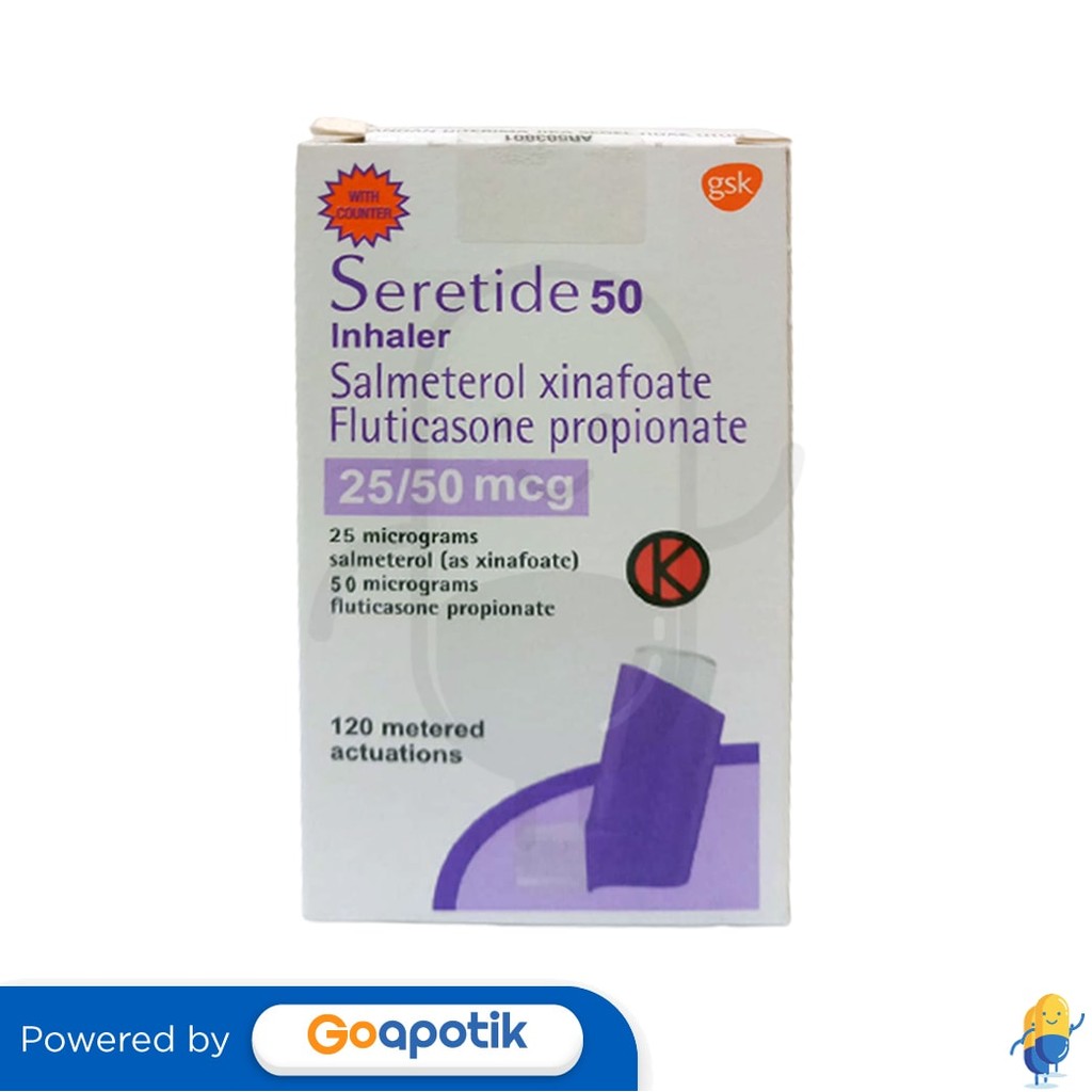 Jual Seretide Inhaler 25/50 Mcg Box | Shopee Indonesia
