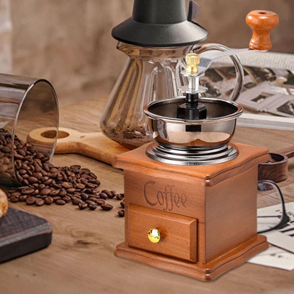 Jual Manual Coffee Grinder Classical Coffee Making Tool for Counter ...