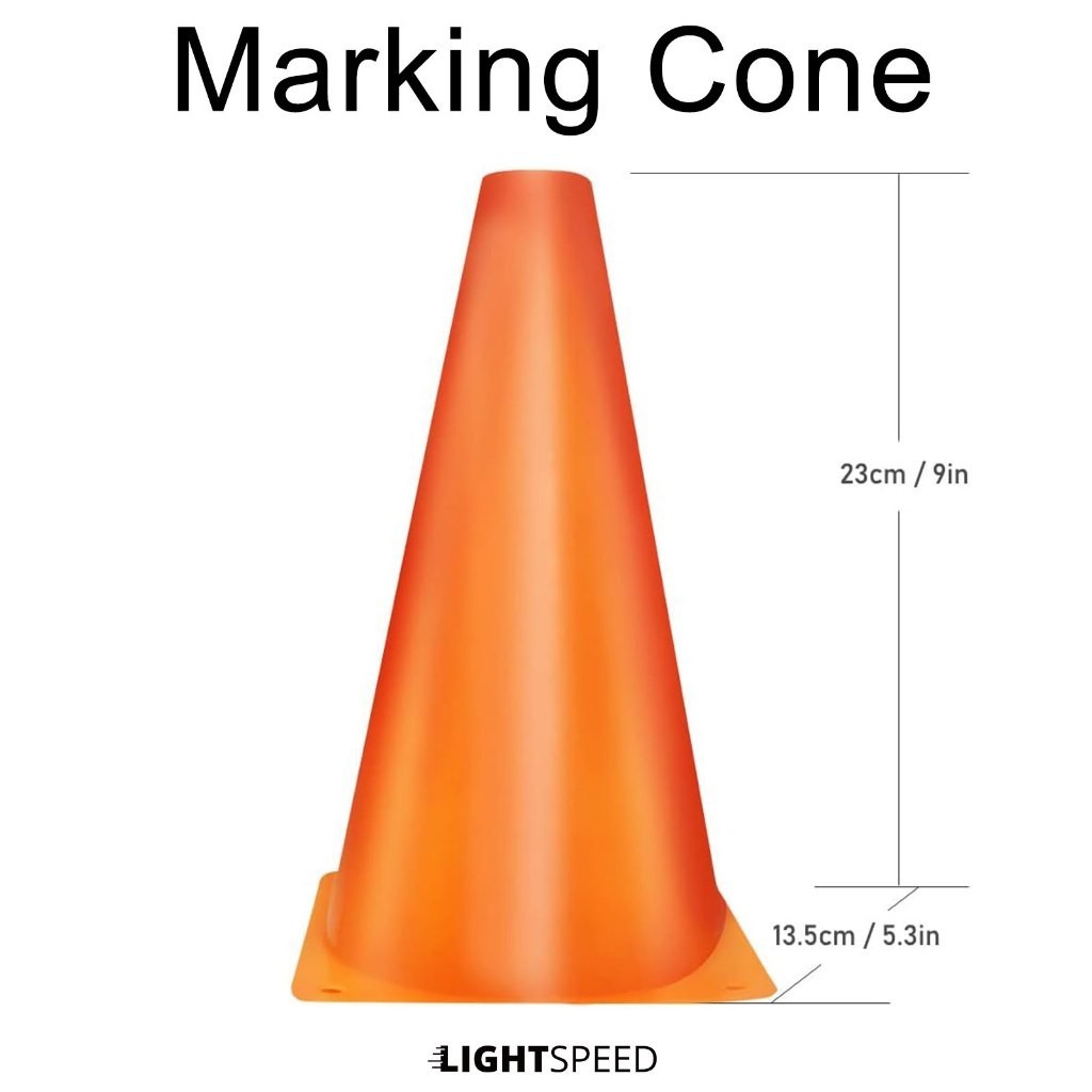 Jual LIGHTSPEED Cone Kerucut 23cm Polos / Cone Kerucut Marker Alat ...