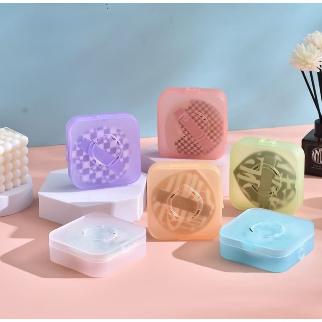 Jual SPONGE MAKE UP + STORAGE BOX / SPON CUSHION + STORAGE / SPON ...